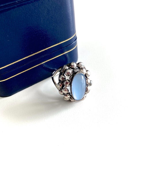 SALE. Cool Vintage Mid Century Moonstone Glass Stone … - Gem