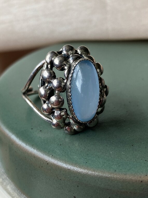 Vintage Mid Century Modern Moonstone Glass Stone Ster… - Gem