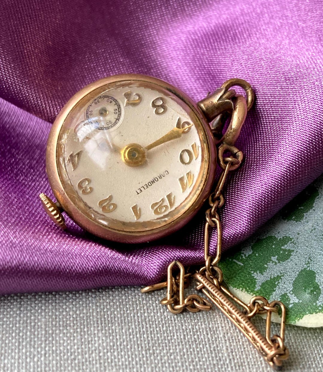 Antique Bubble "pools of Light" Skeleton Carondelet 7 Jewels Watch Ball ...