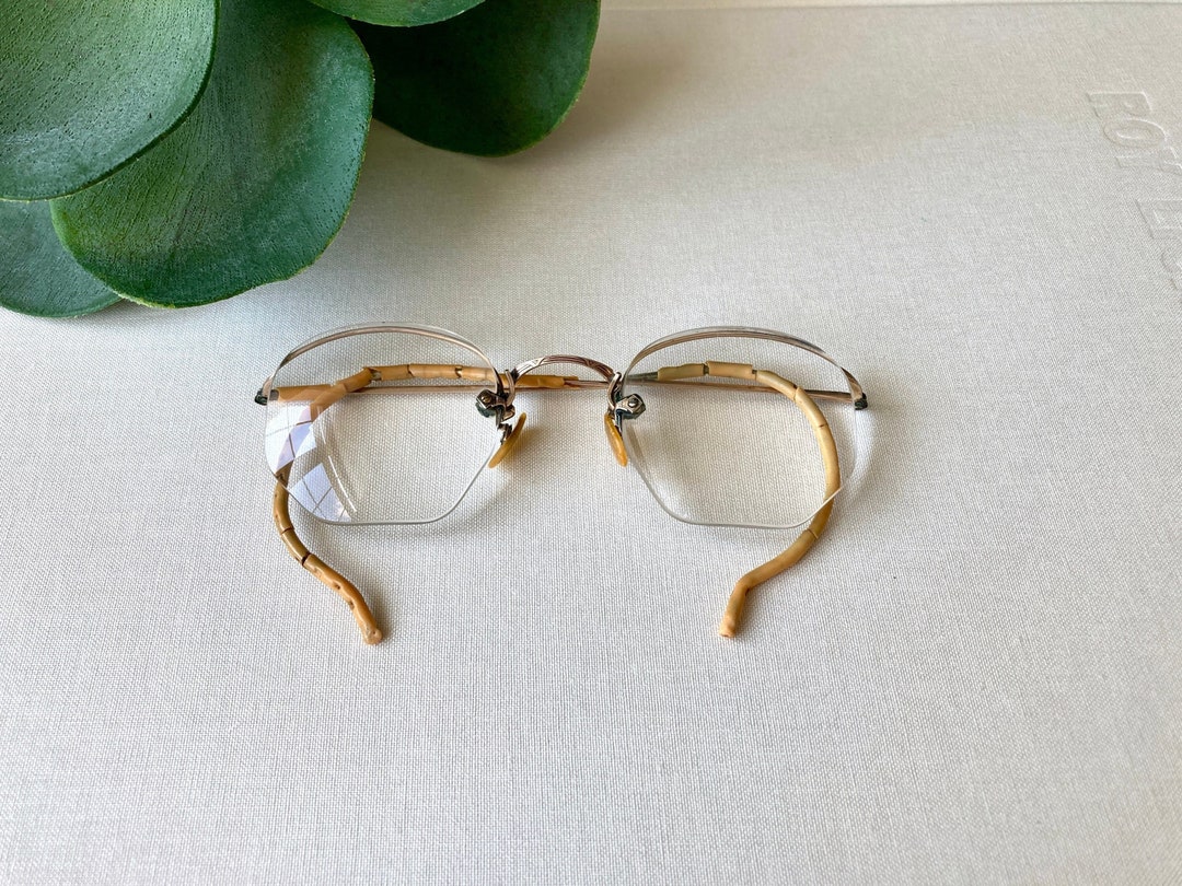 Antique Vintage 12K Gold Filled Eye Glasses Beautiful Detailed Gold ...