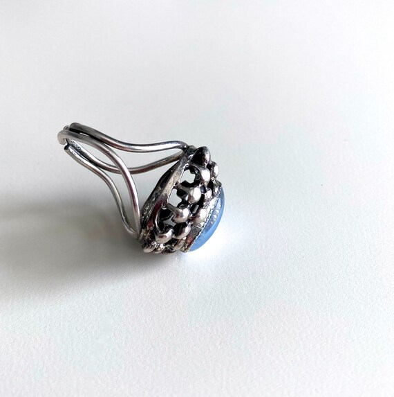 Vintage Mid Century Modern Moonstone Glass Stone Ster… - Gem