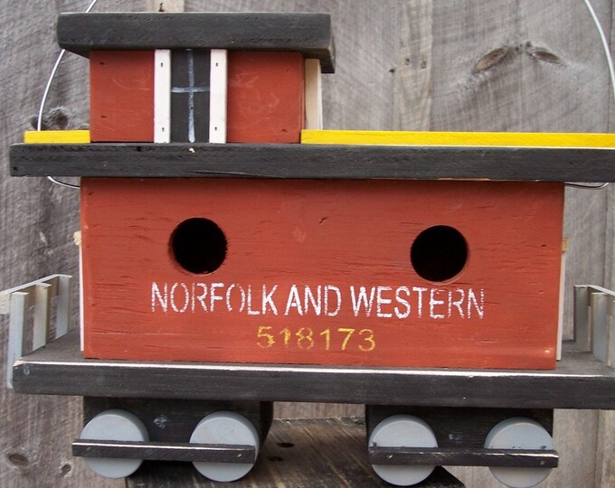 Primitive Choo Choo Train Birdhouse Locomotion Caboose - Etsy