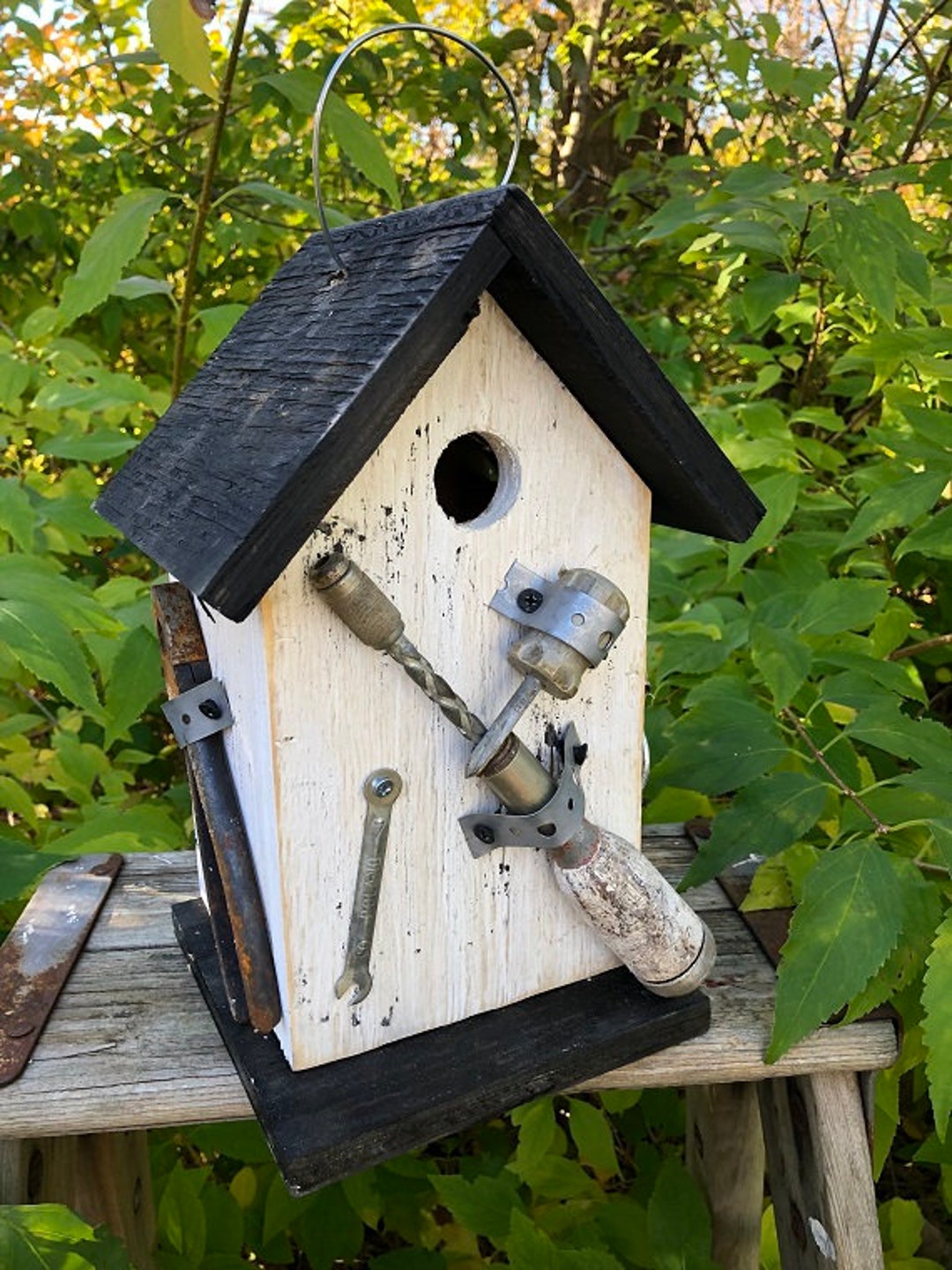 Birdhouse Primitive Tools Handyman - Etsy