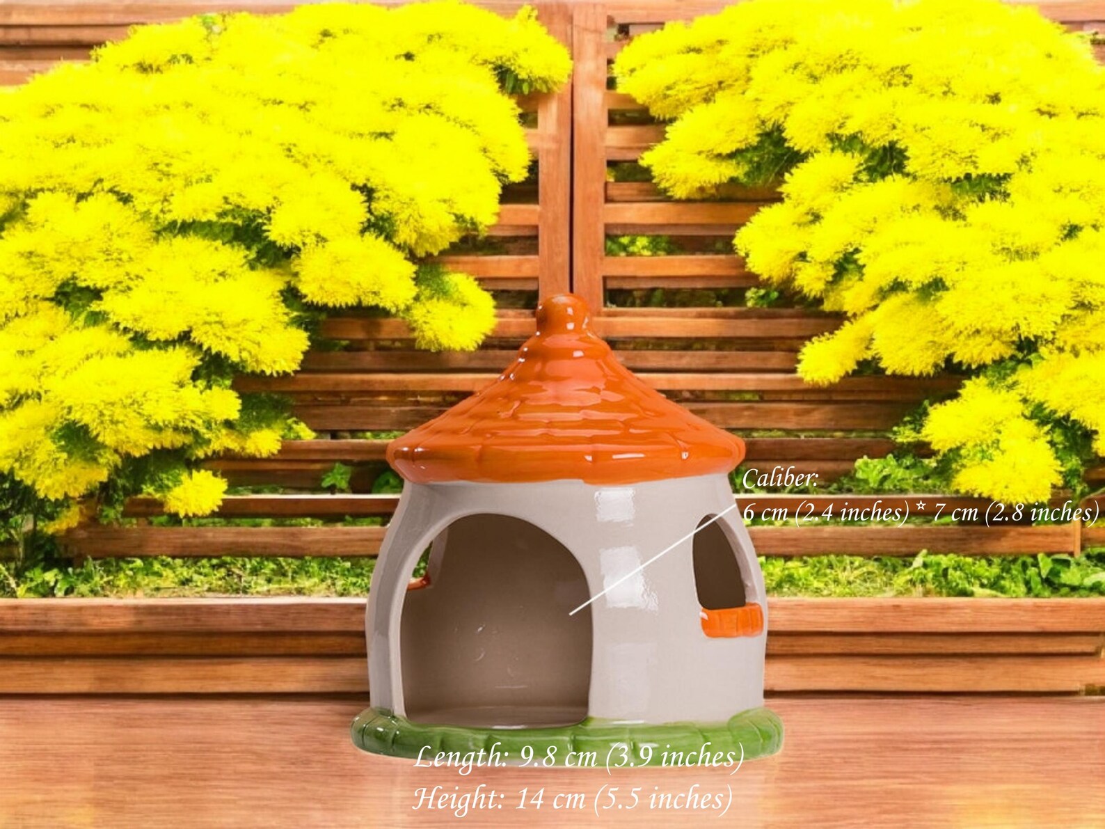 Ceramic Hamster Houses Sets-cute Mini Pet Home Collection for Small ...