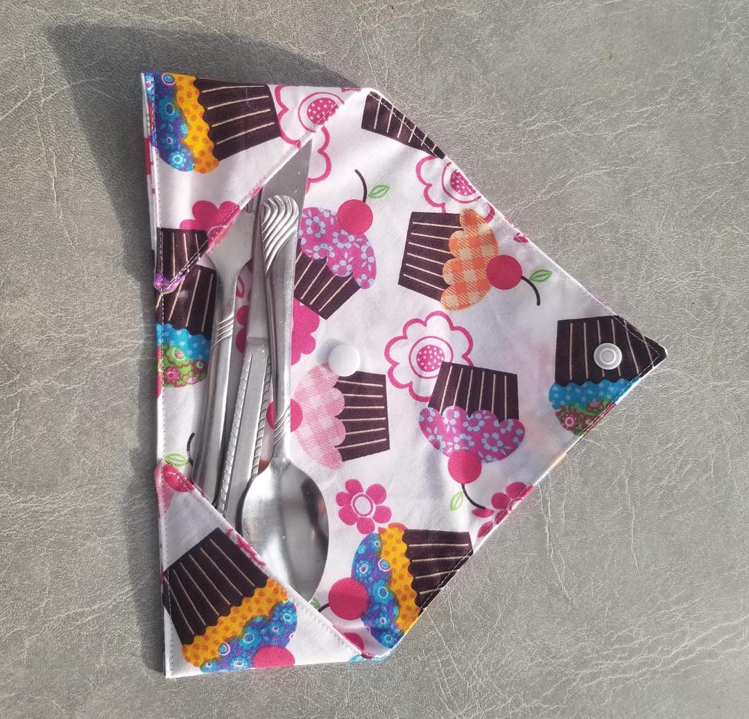 Fabric Utensil Holder, Lunchbox Organizer - Etsy
