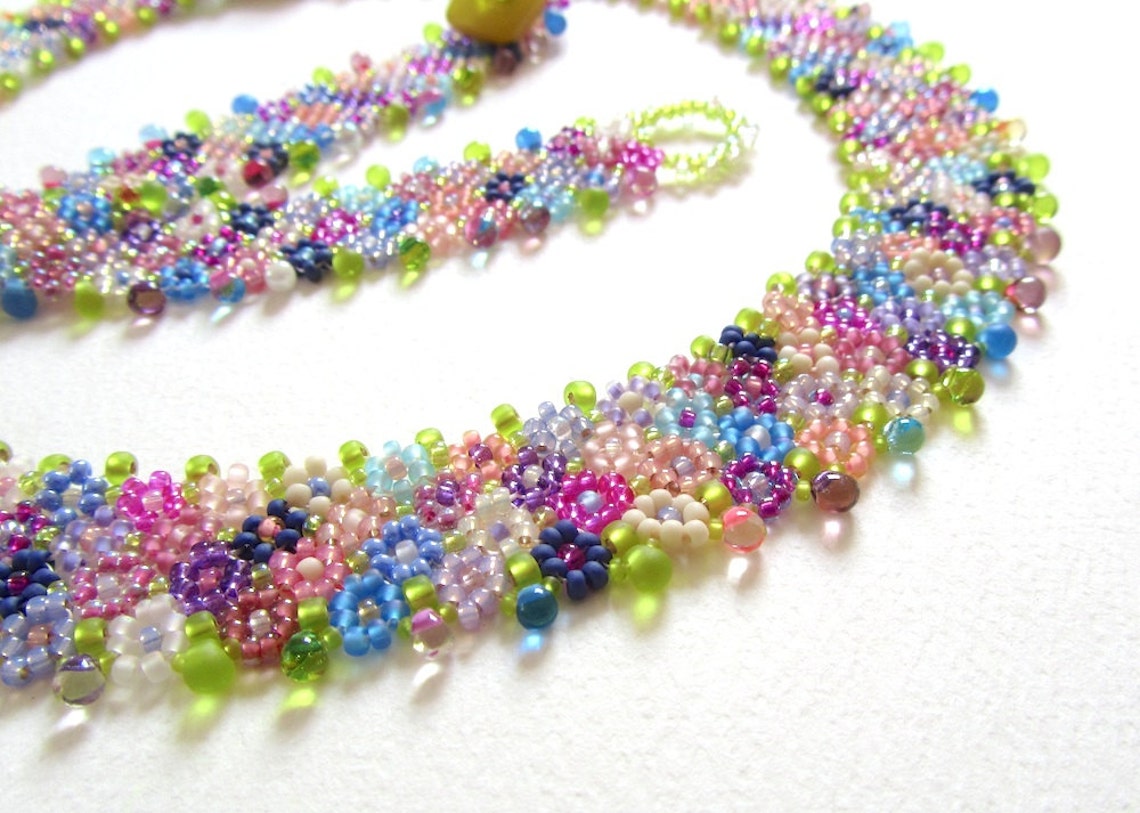 Beading Tutorial 31 Morocco Collar Bead Pattern Seed - Etsy