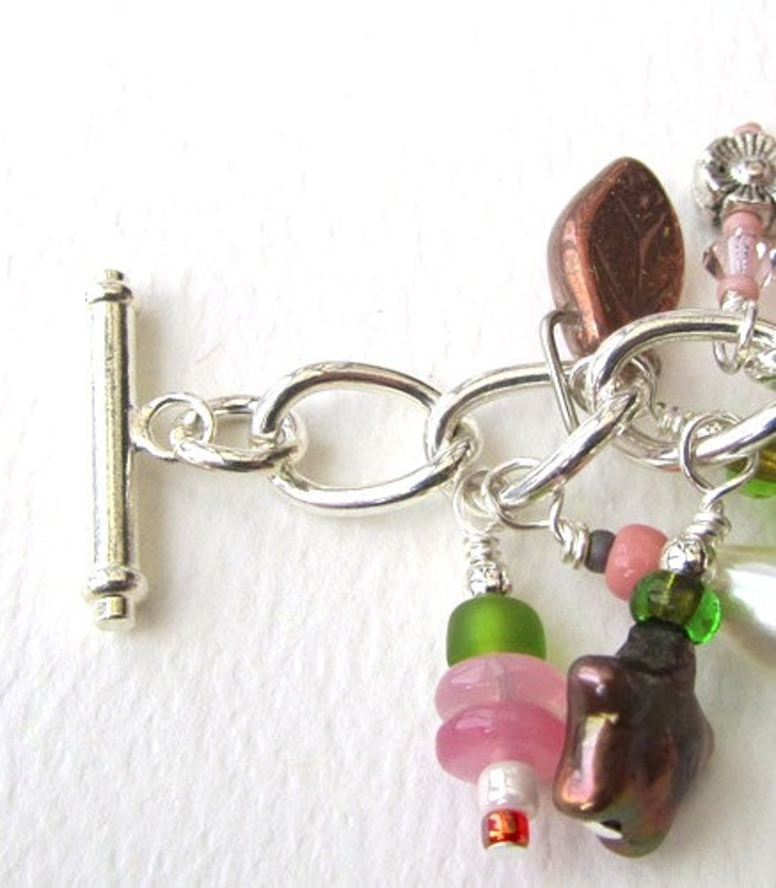 Pattern for Beaded Charm Bracelet Beading Tutorial No. 29 - Etsy