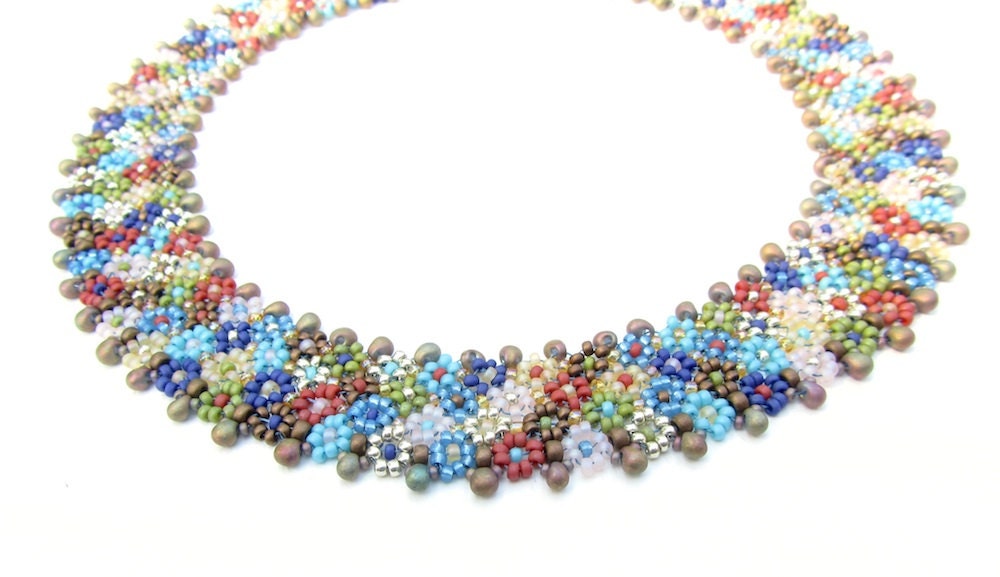 Beading Tutorial 31 Morocco Collar Bead Pattern Seed - Etsy