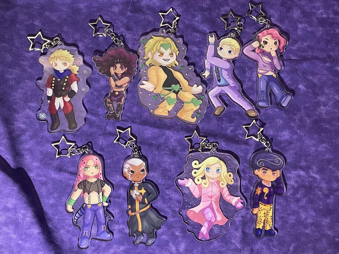 JJBA Keychains (villains) - Etsy