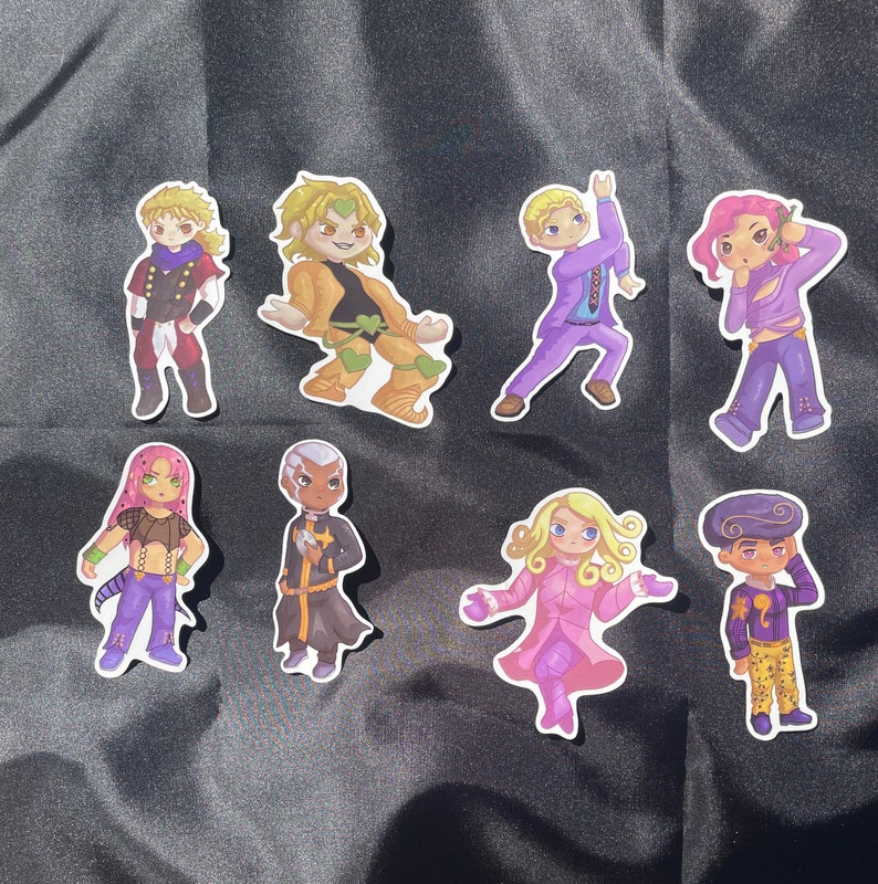 JJBA Stickers villains - Etsy