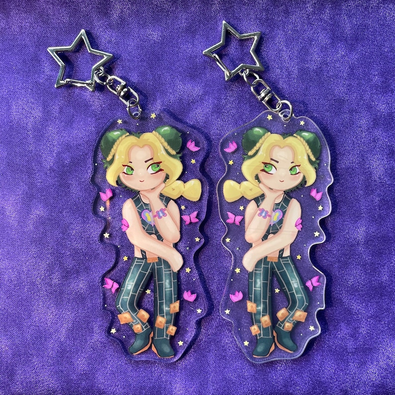 JJBA Keychains main Jojos - Etsy