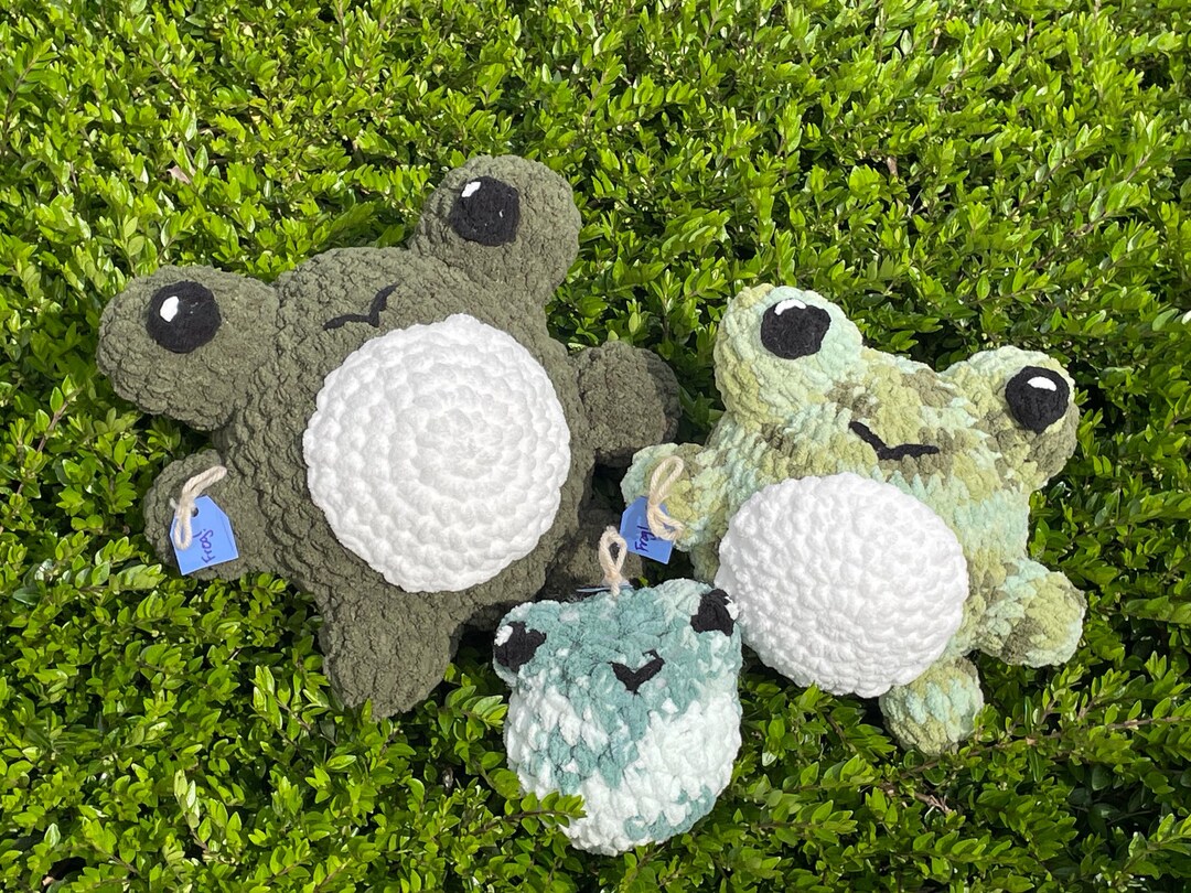 Goofy Frogs Handmade Crochet Plushies - Etsy