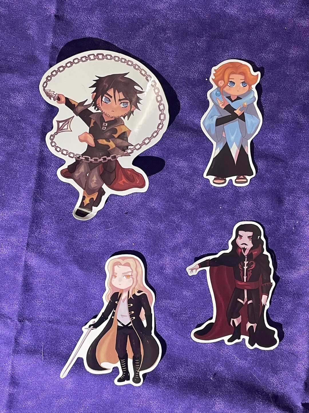 Castlevania Chibi Stickers - Etsy
