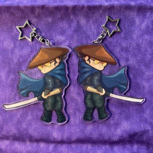 Blue Eye Samurai Keychains - Etsy