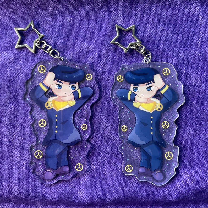 JJBA Keychains (main Jojos) - Etsy