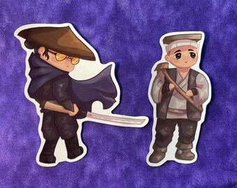 Samurai Stickers, Blue Eye Stickers, Anime Sticker, Laptop Stickers ...