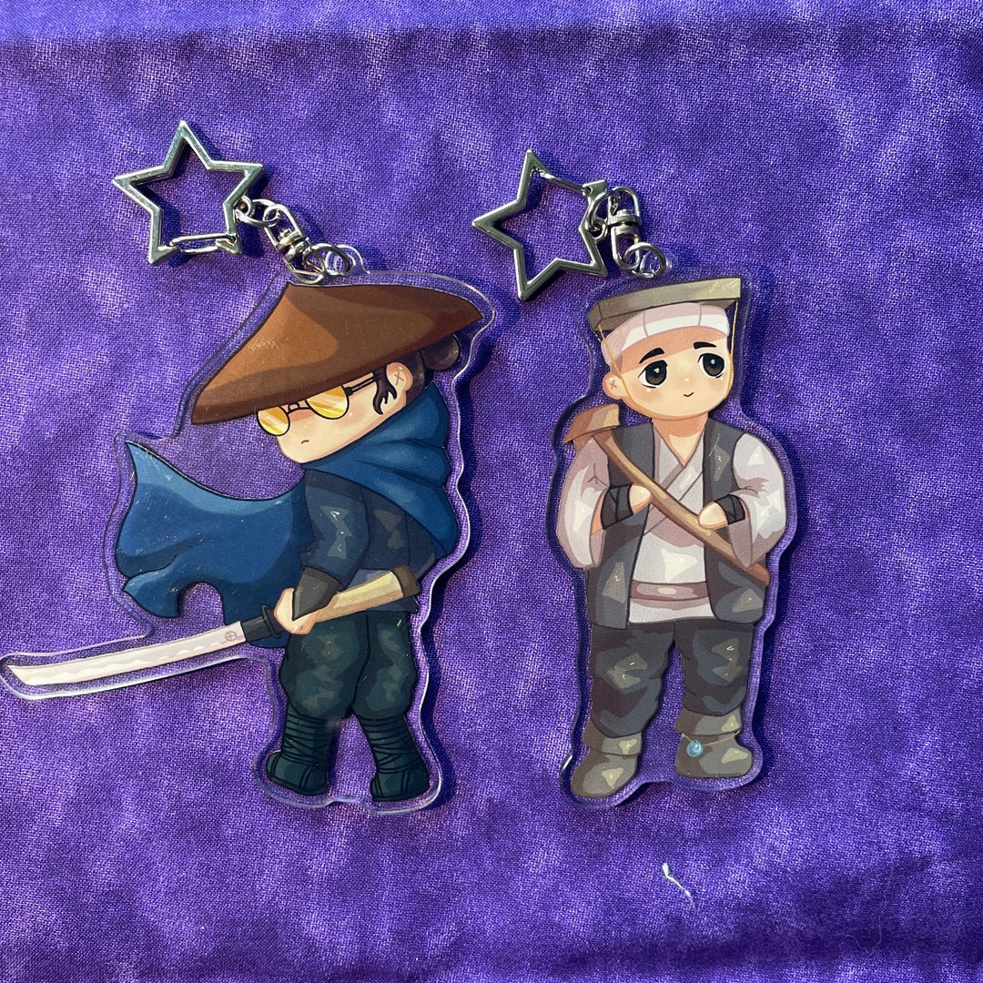 Blue Eye Samurai Keychains - Etsy