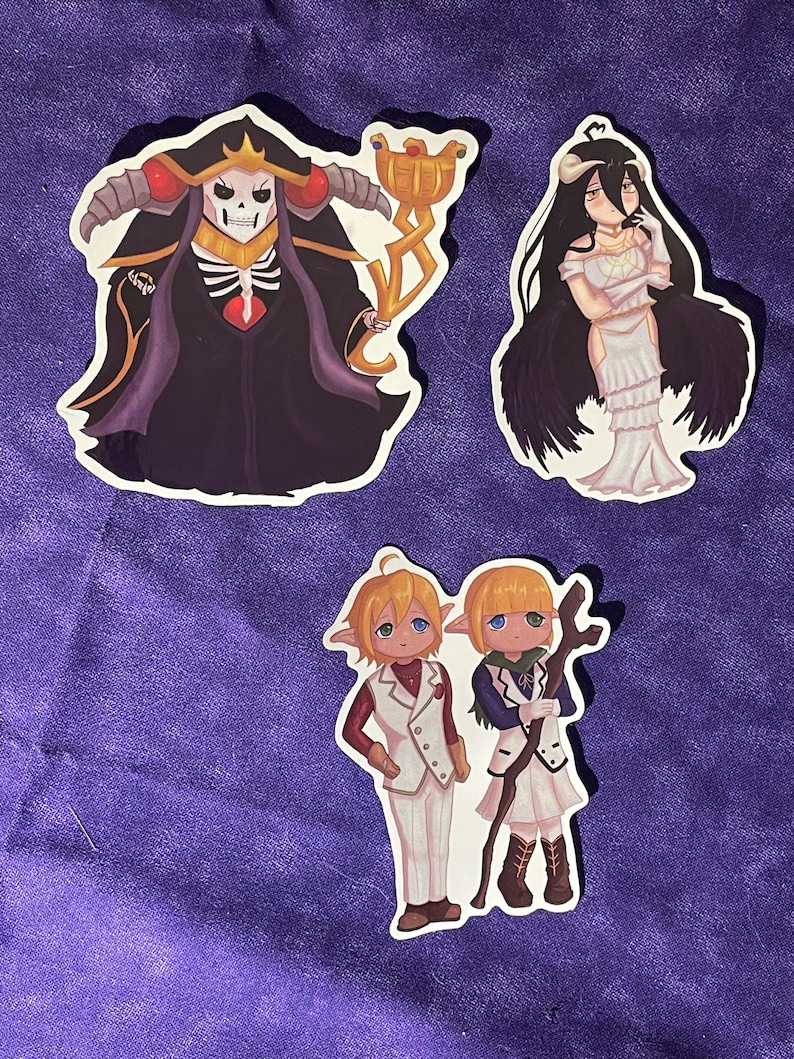 Overlord Chibi Stickers - Etsy