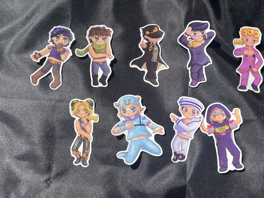 JJBA Stickers main Jojo's - Etsy