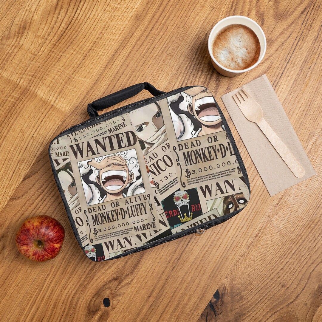 One Piece Wanted Poster Themed Lunch Bag - Etsy