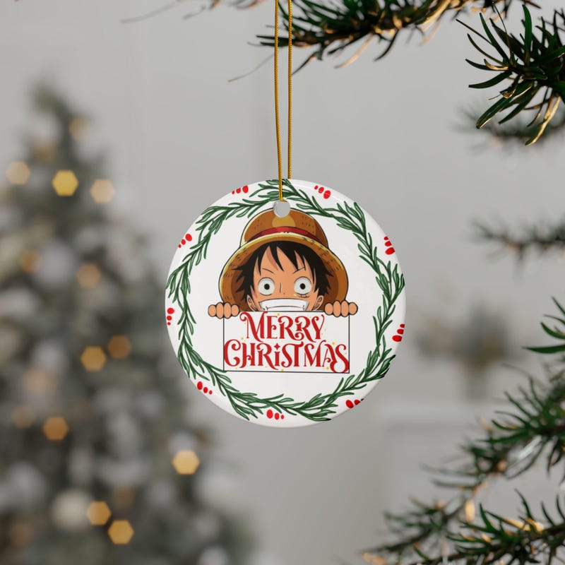 One Piece Anime Christmas Ornaments - Etsy