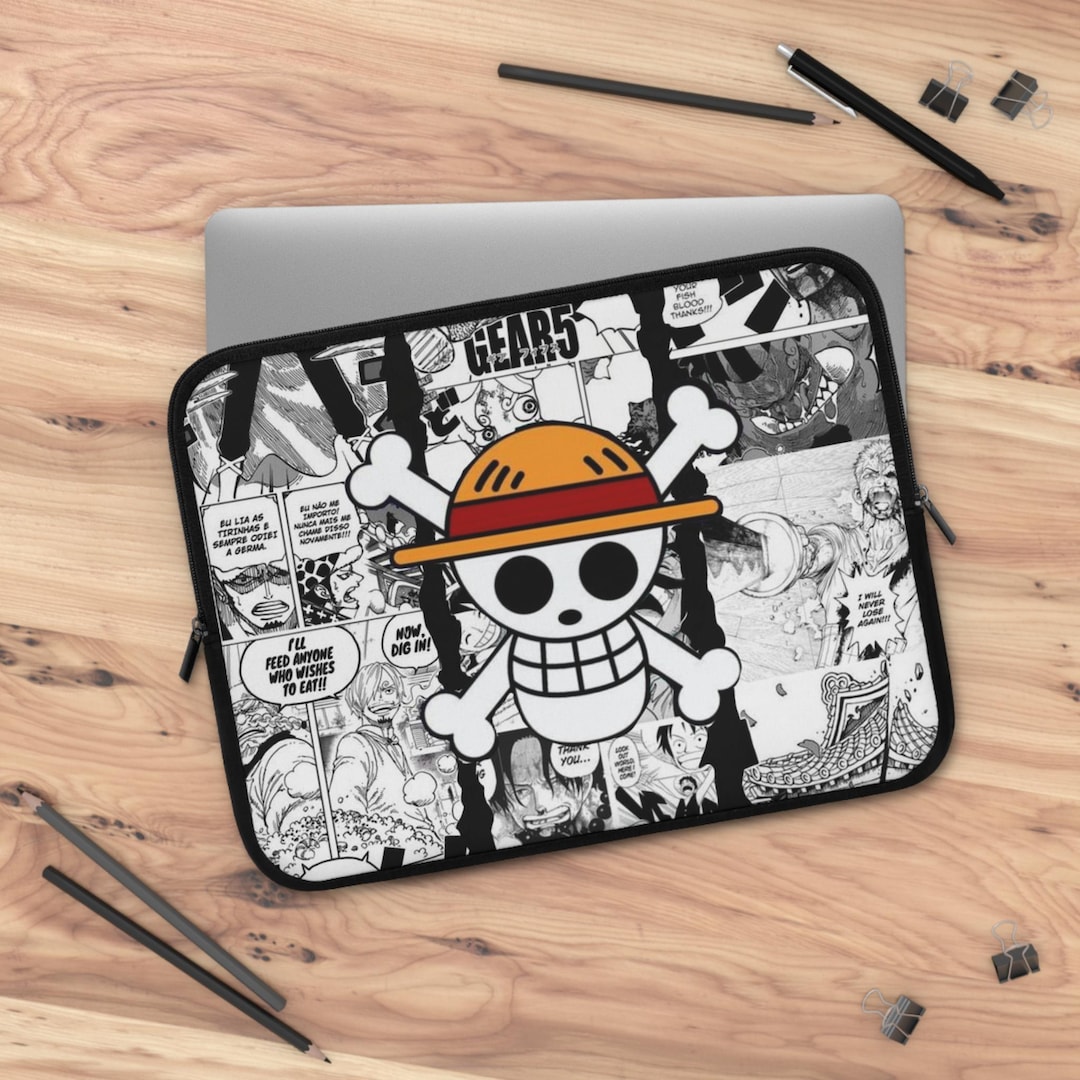 One Piece Luffy Laptop Sleeve, Anime MacBook Pro Case, Monkey D. Luffy ...
