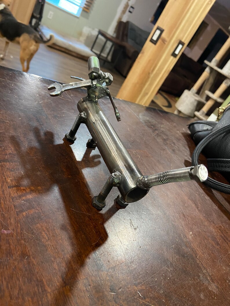Metal Dog Statue - Etsy