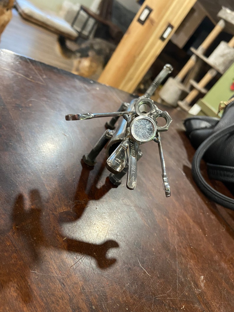 Metal Dog Statue - Etsy