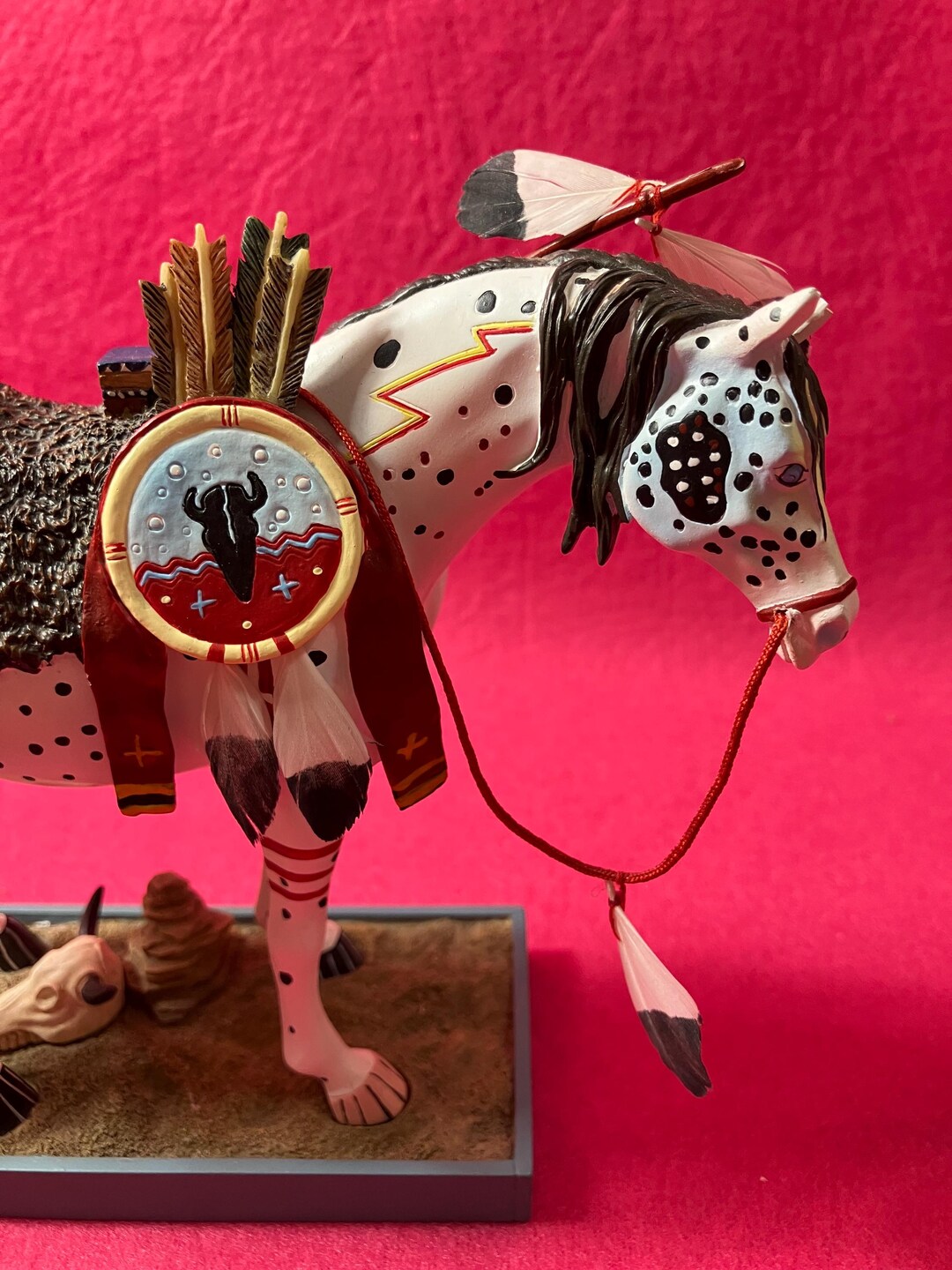 WAR PONY Trail of Painted Ponies Collection 11E/0797 Artist Rance Hood ...