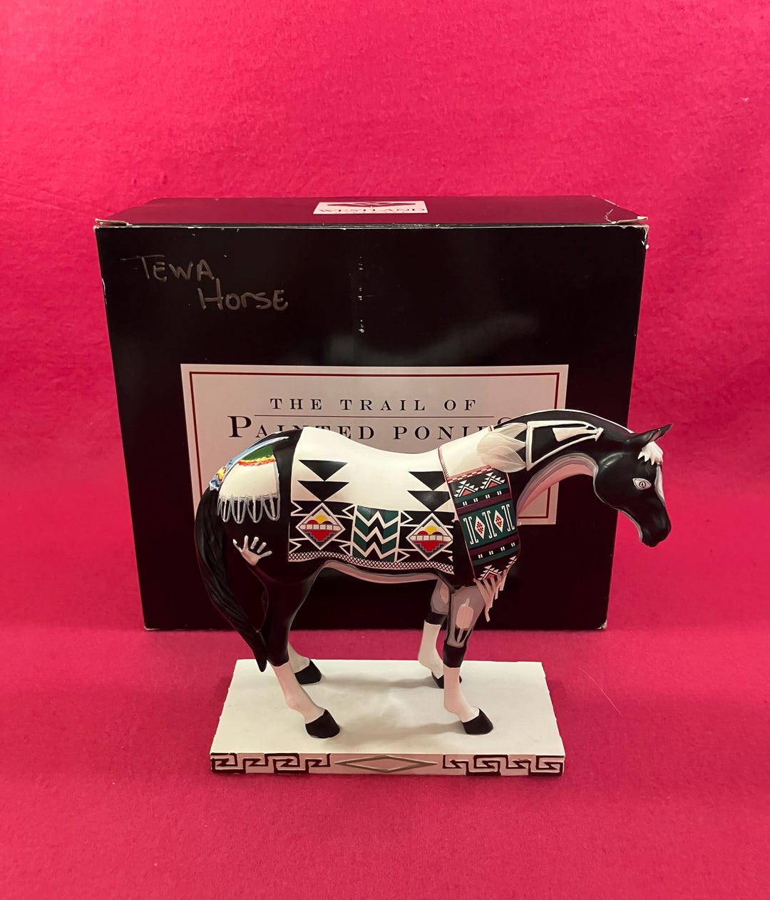 TEWA HORSE Trail of Painted Ponies 3E/5766, Artist Tom Tapia, Made by ...