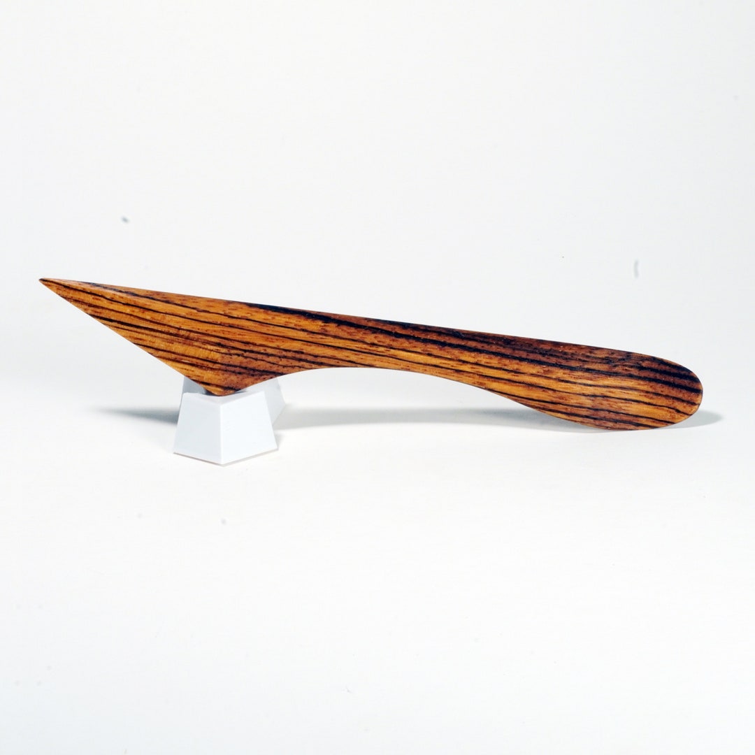 Hardwood Pottery Knife (zebra Wood) - Etsy