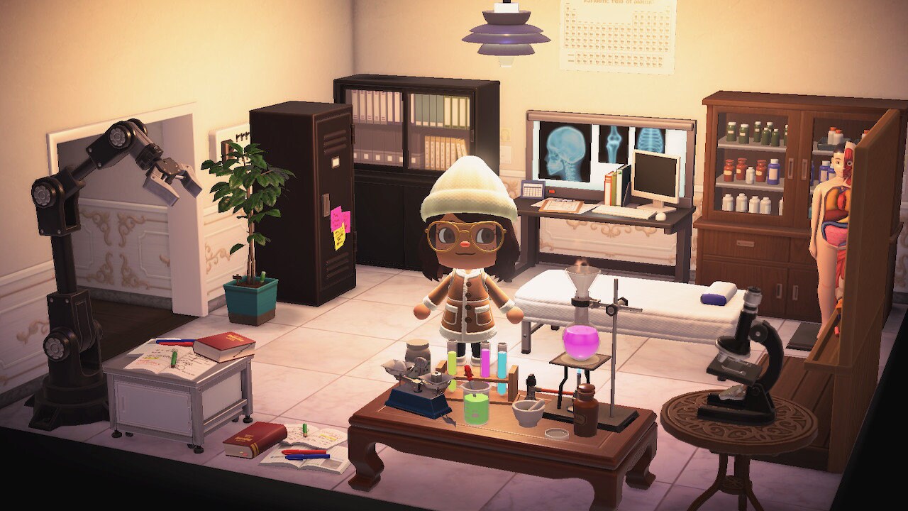 Animal Crossing New Horizons Styled Room Science Lab/study Room/school ...
