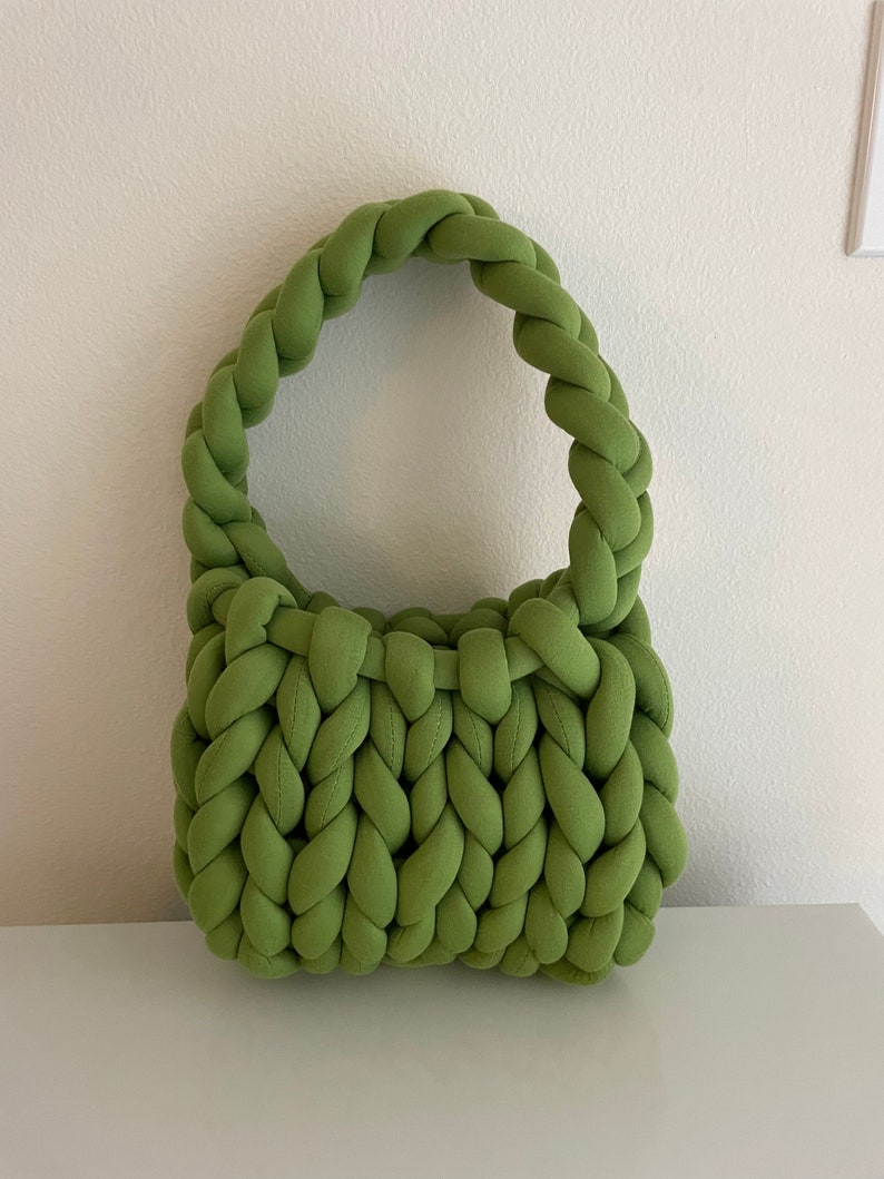 Chunky Bag, Knit Bag, Tote, Chunky Knit Bag, Handmade Shoulder Bag - Etsy
