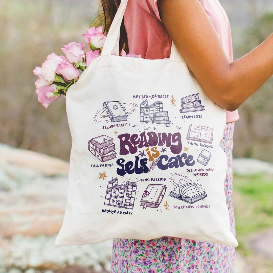 Reading is Self Care Bag, Reading is Self-care Bag, Reading is Self ...
