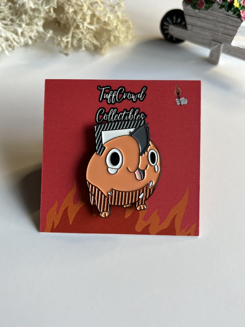 Pochita Crying Enamel Pin Chainsaw Man Xmas Pin Christmas Gift ...