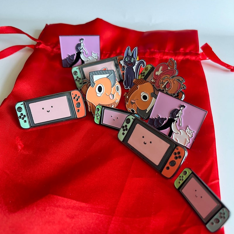 Anime Enameled Pins - Etsy