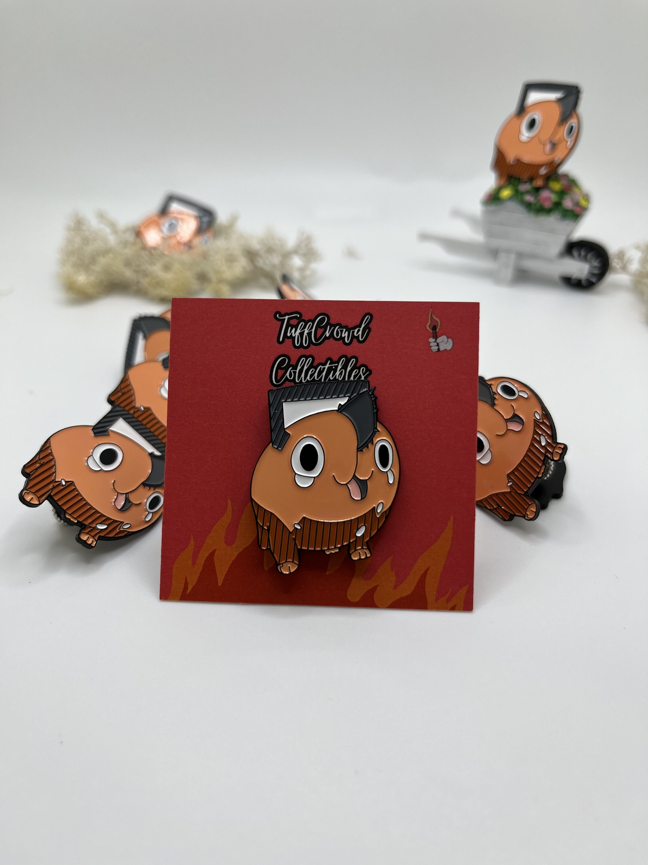 Pochita Crying Enamel Pin Chainsaw Man Xmas Pin Christmas Gift ...