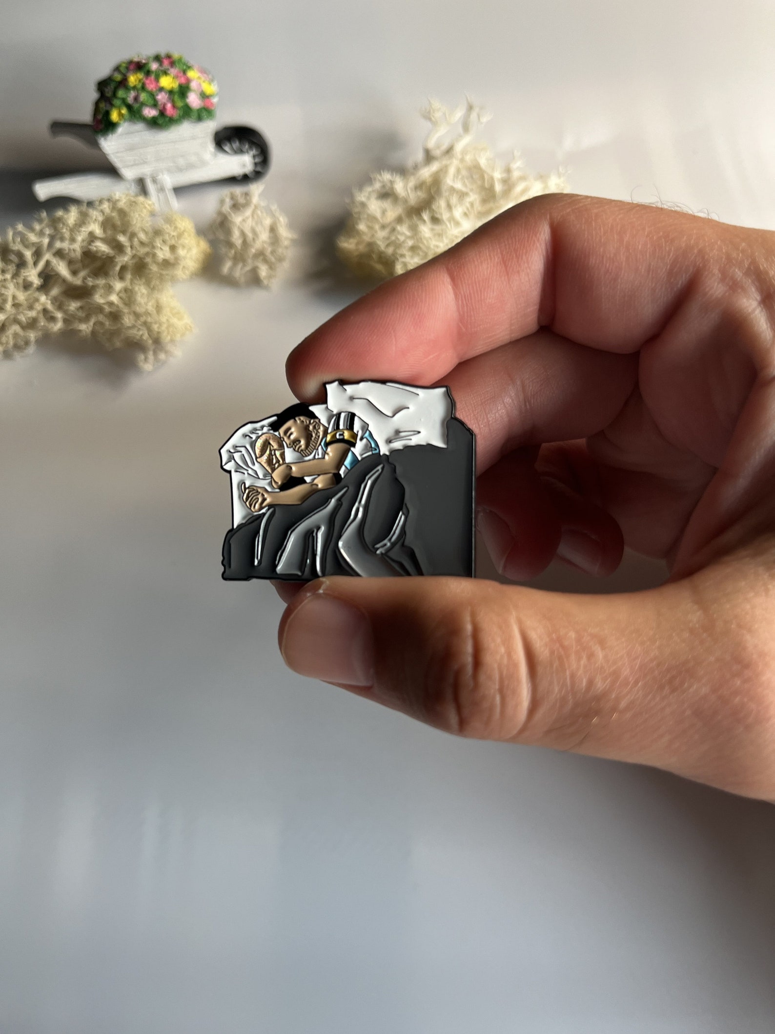 Lionel Messi Enamel Pin: Trophy Celebration, Argentina Soccer - Etsy