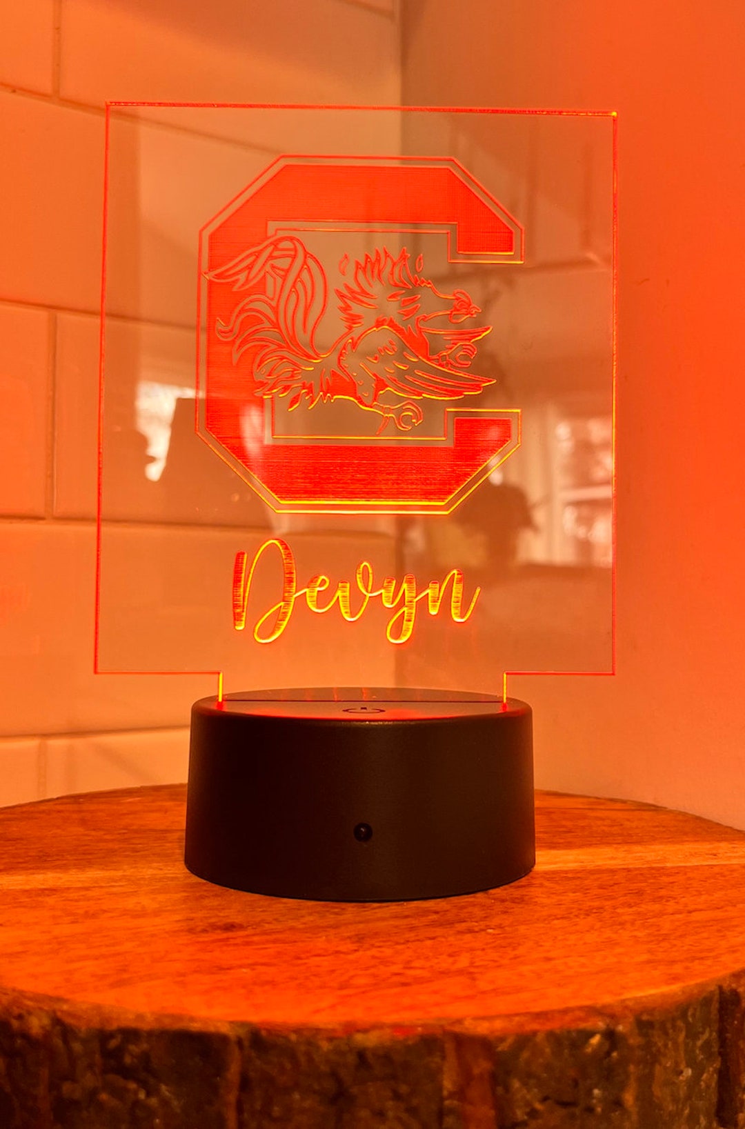 Personalized College Lights -DORM LIGHTS - Etsy