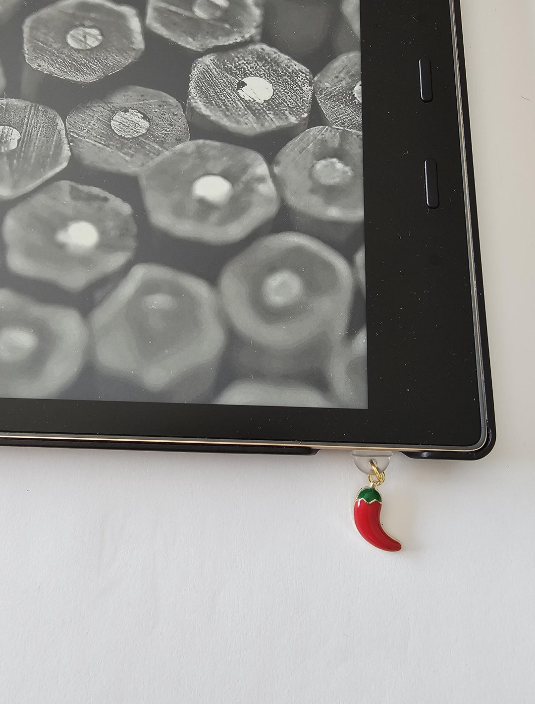 Chilli Pepper Charm Dust Plug for Kindles, Phones, Tablets. Perfect ...