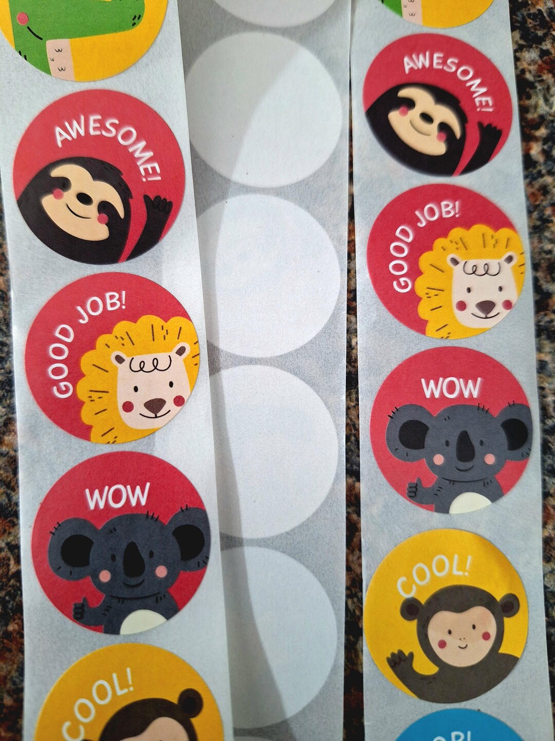 Reward Labels Stickers Gift Craft Box Sticker Meow Stickers Gift Bag ...