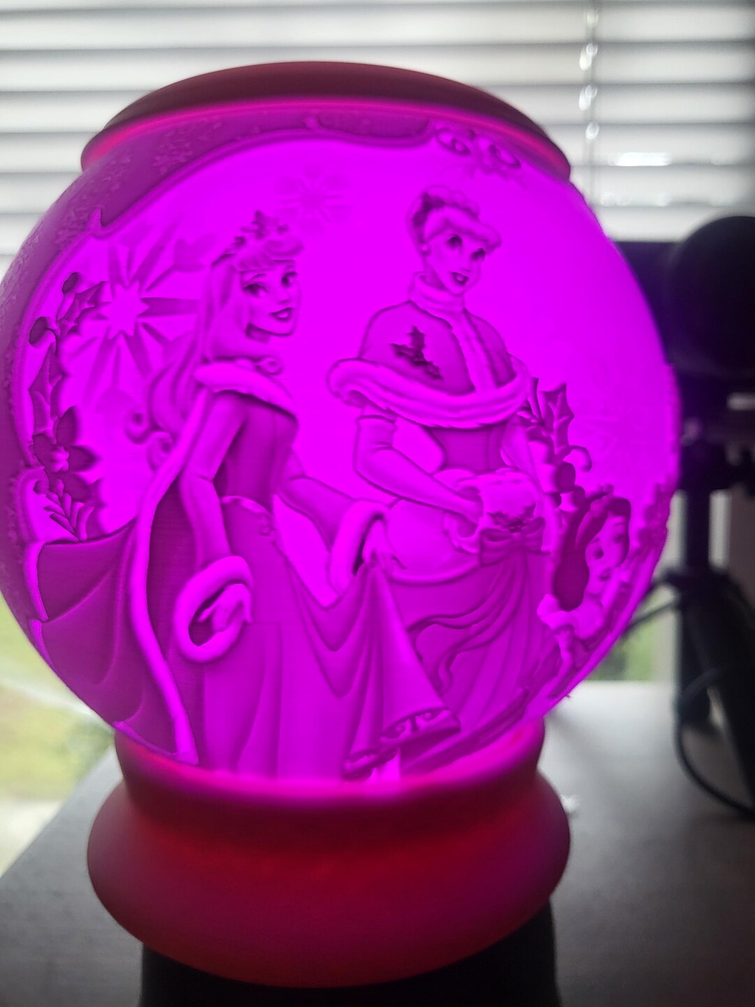 Disney Princess Light up Lamp fan Art Lithphane - Etsy