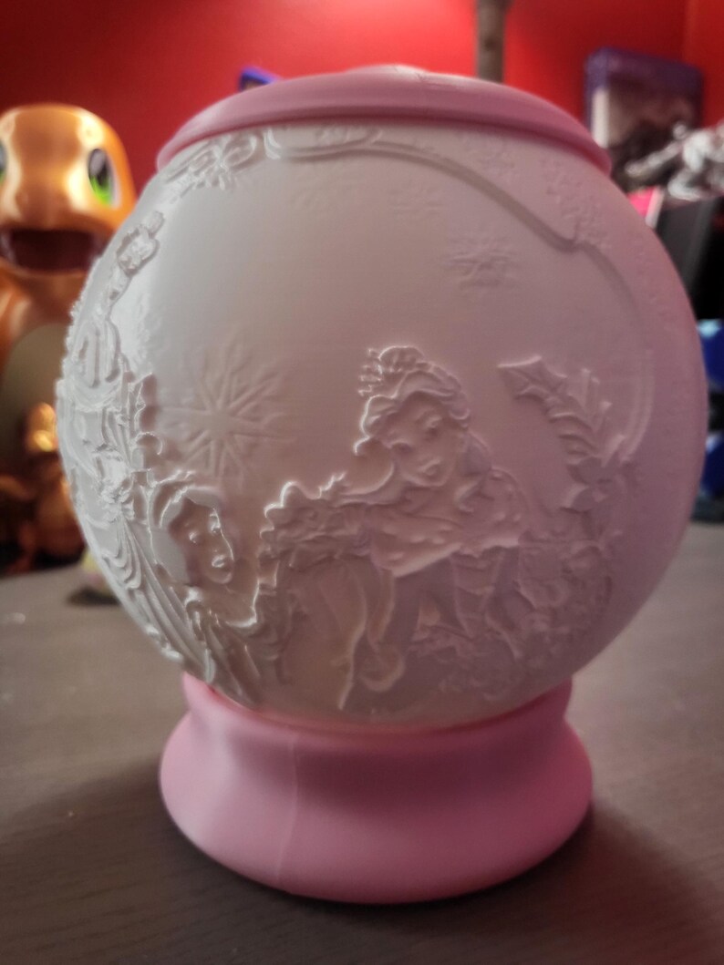 Disney Princess Light up Lamp fan Art Lithphane - Etsy