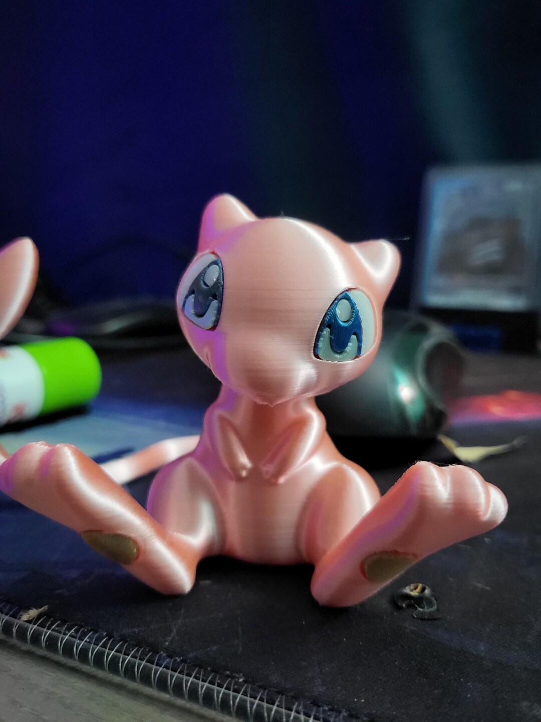 Mew Display Piece 3D Printed Pokemon Collectors Decor Perfect for TCG ...