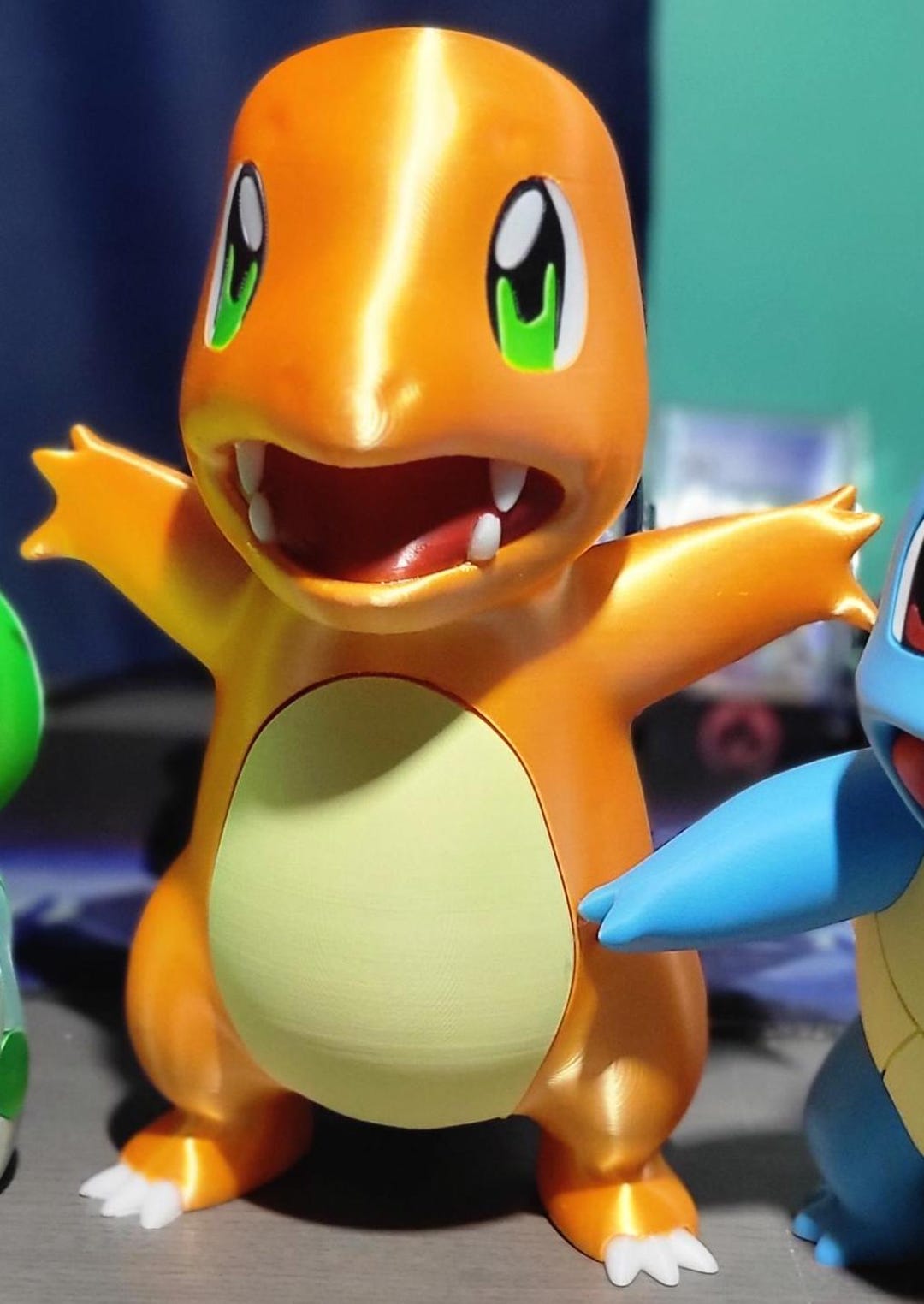 Large Charmander Figure - Fire Starter Pokémon Display Piece - Etsy