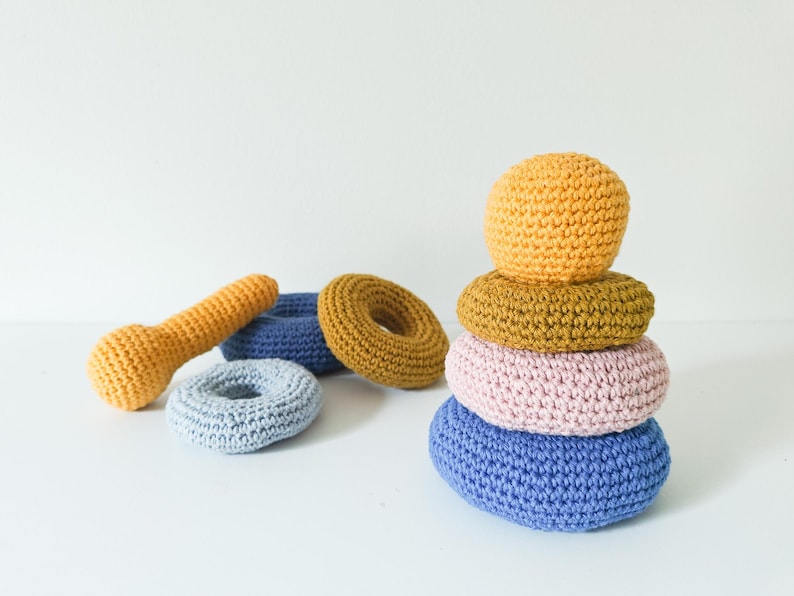 Crochet Pattern Fun STACKING TOY (pdf) - Etsy