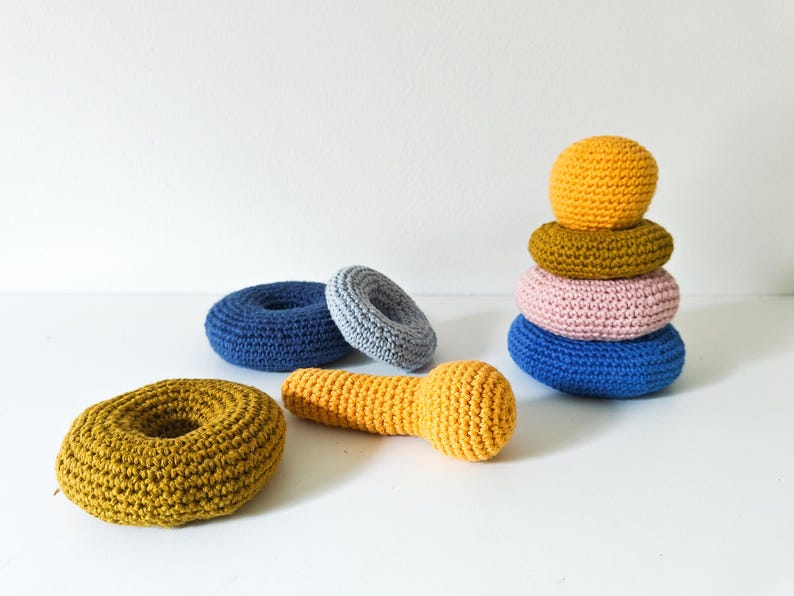 Crochet Pattern Fun STACKING TOY (pdf) - Etsy