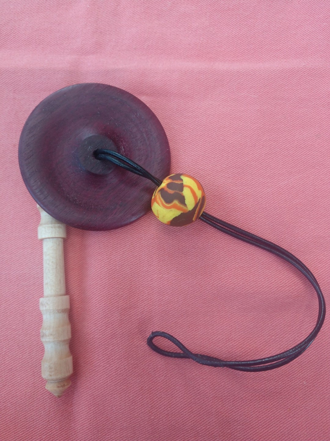 Wrist Distaff W/wpi Tool for Hand Spinners! - Etsy