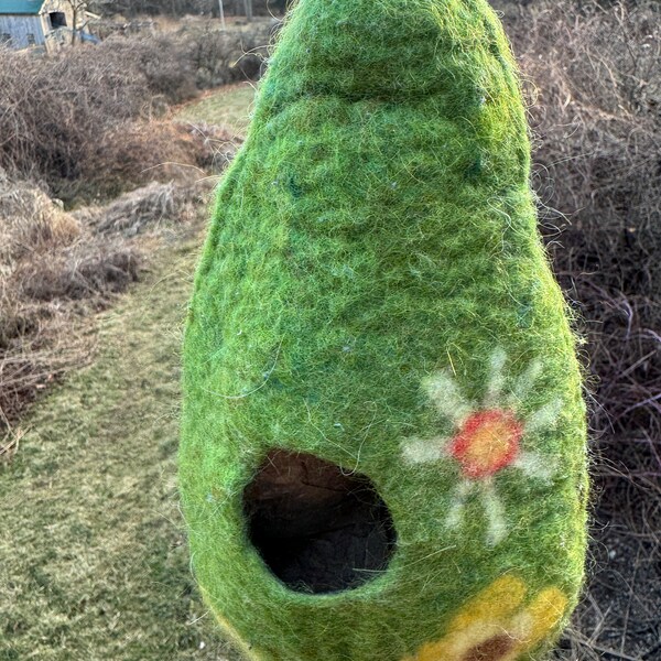 Felted Bird House - Etsy