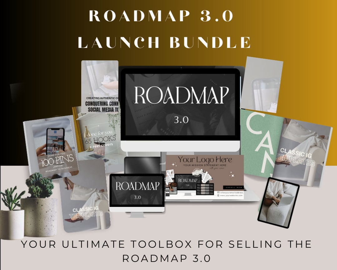 Complete Roadmap 3.0 Launch Library | Ready-made Sales Funnel, Email ...